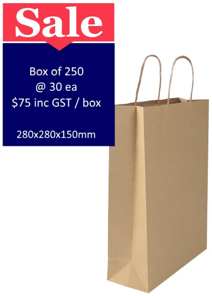 POS Systems Cash Registers. Brown Paper Bags Medium